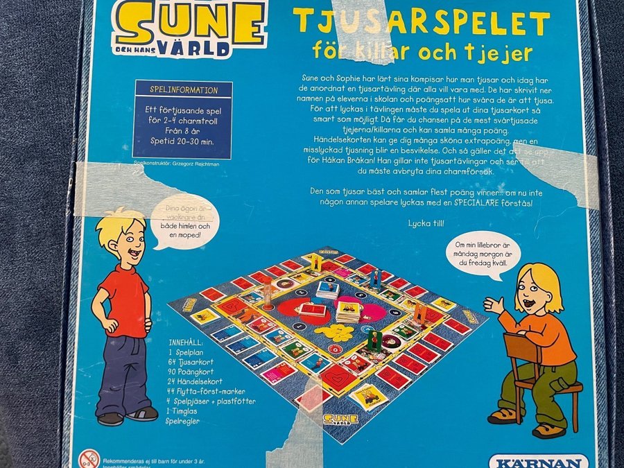 Sune Tjusarspelet för killar och tjejer | Köp på Tradera (710664688)
