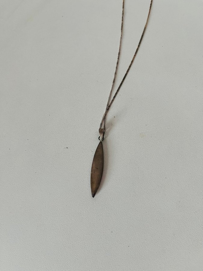 Kedje och Hänge i Äkta silver med Rosa pärlemor | Köp på Tradera ...