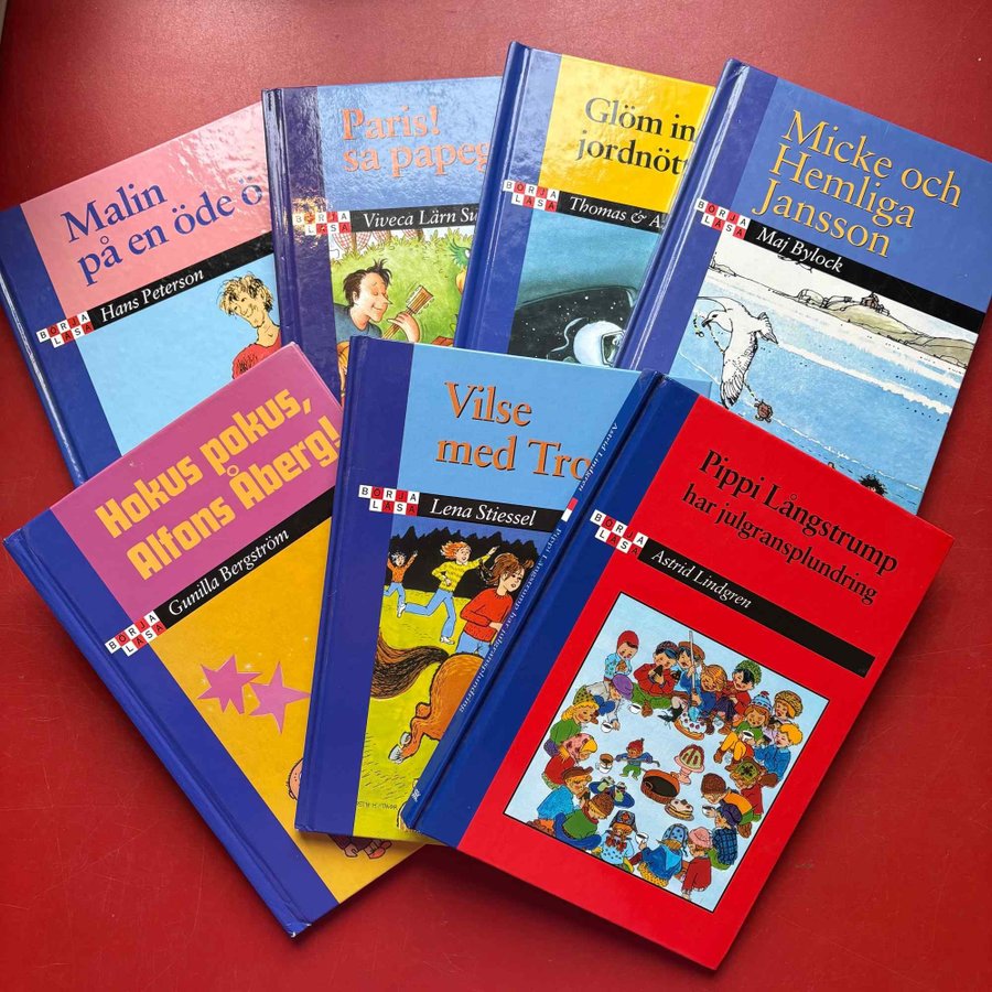 7 BÖRJA LÄSA böcker bla Pipp.. | Köp från Haldins_Hylla på Tradera ...