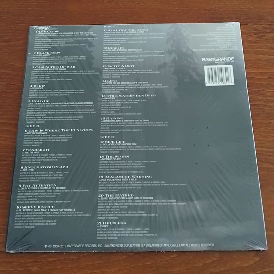 Snowgoons - Black Snow R.A. THE RUGGED MAN, REE.. | Köp på Tradera ...