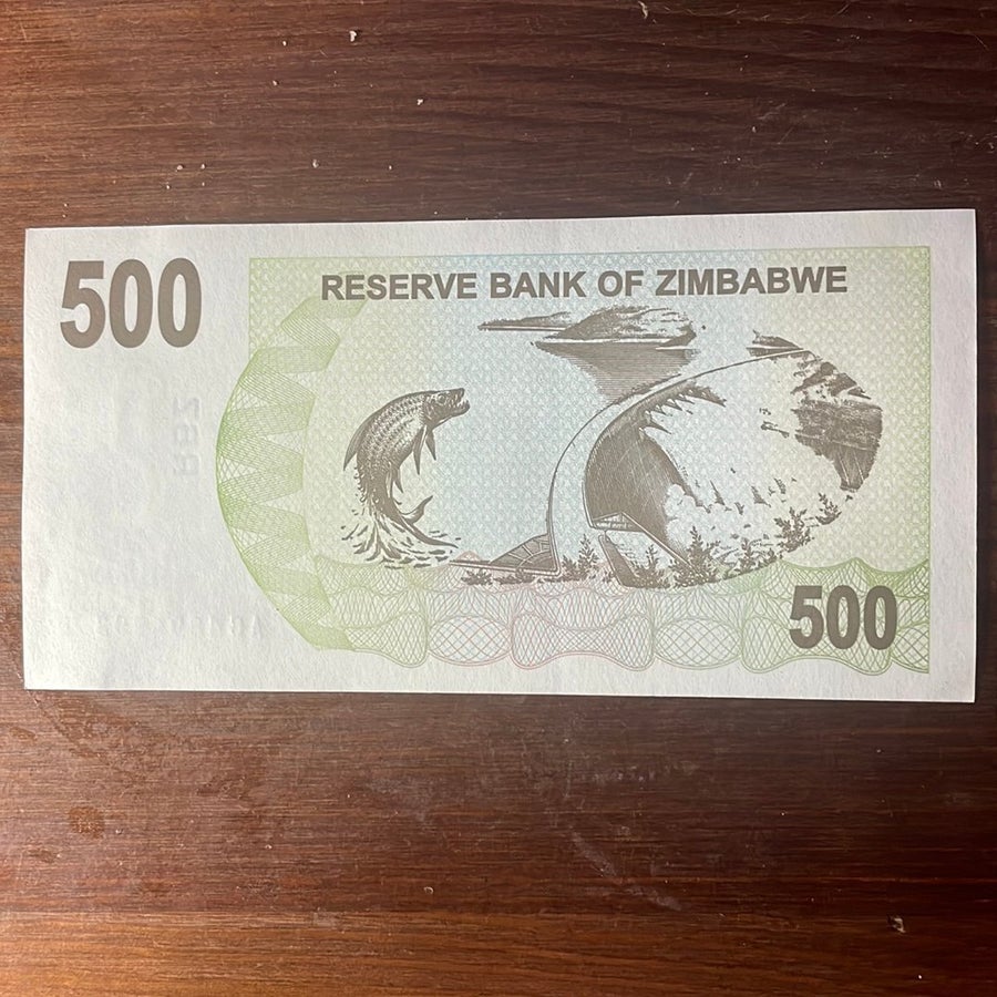 Zimbabwe 500 Dollar Sedel | Köp på Tradera (708079840)
