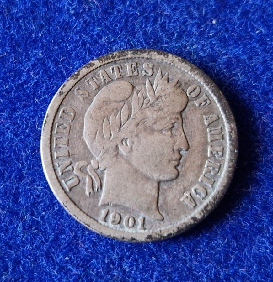 1 Dime "Barber" 1901 O Usa | Köp från coppe på Tradera (702598624)