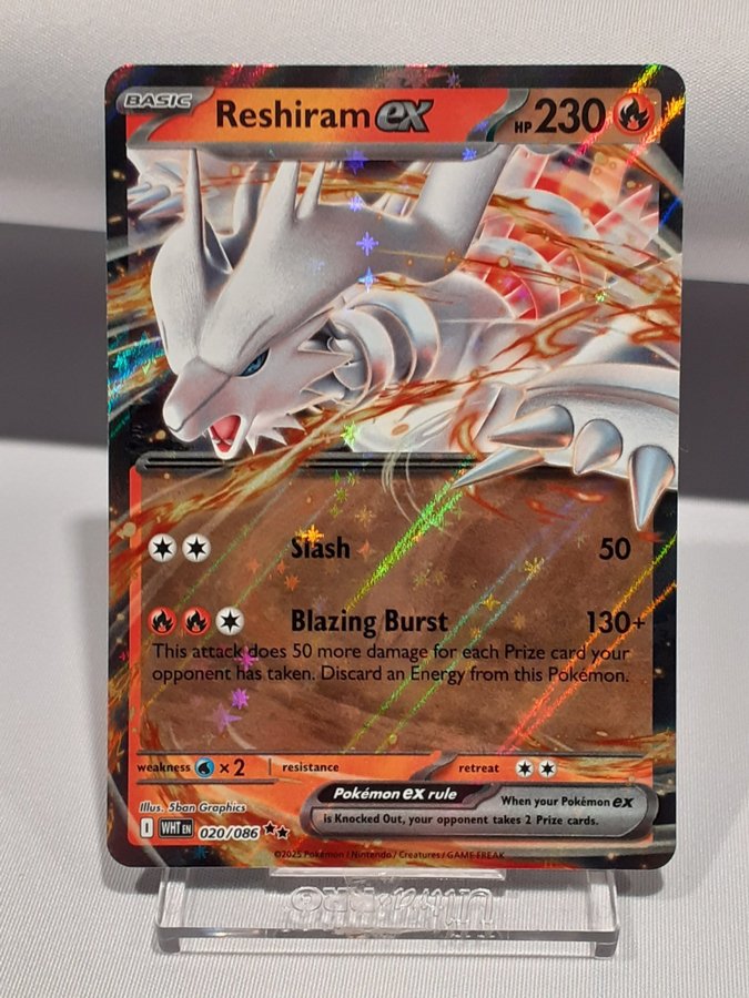 Reshiram EX 020/086 - Pokemon White Flare | Köp på Tradera (707779238)