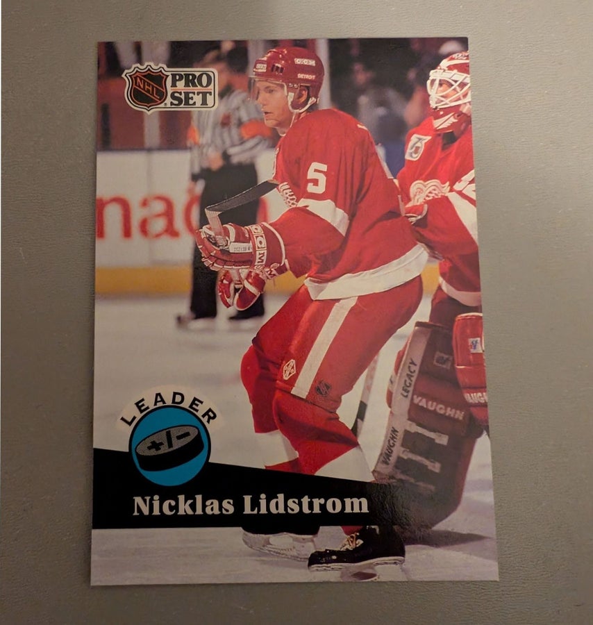 1991-92 Pro Set Leader AMERICAN 610 Nicklas Lid.. | Köp på Tradera ...