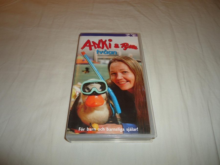 Anki & Pytte Tvåan VHS PAL Svenskt tal barn program film SVT år 2002 ...