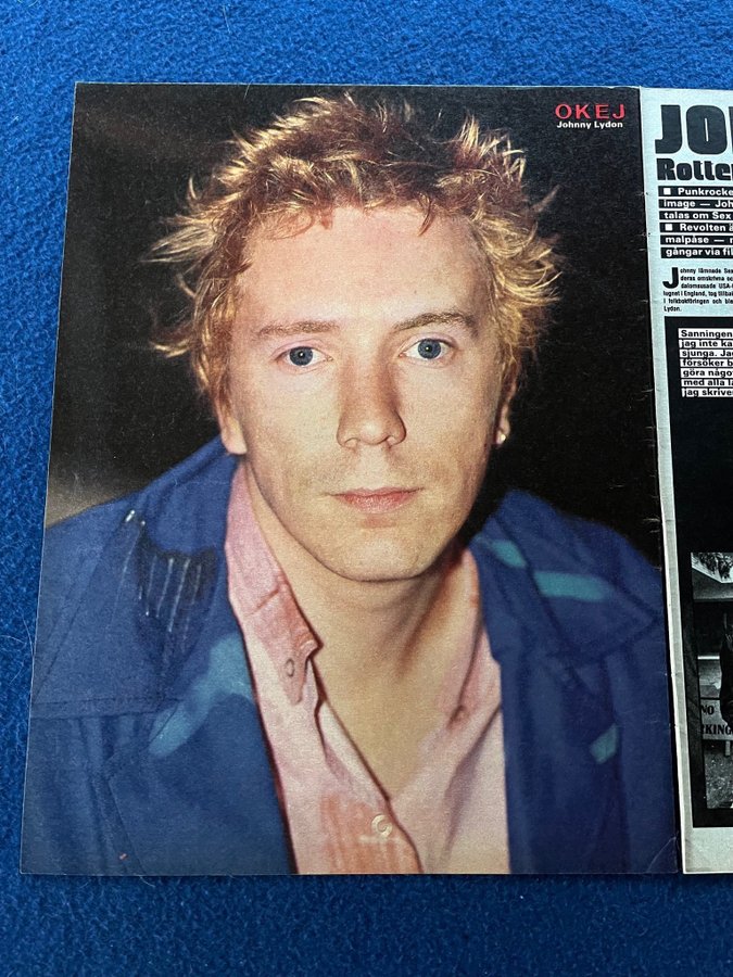 Johnny Rotten Lydon 1983 Sex Pistols reportage .. | Köp på Tradera ...