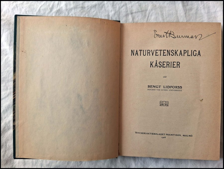 Se produkter som liknar NATURVETENSKAPLIGA KÅSERIER -.. på Tradera ...