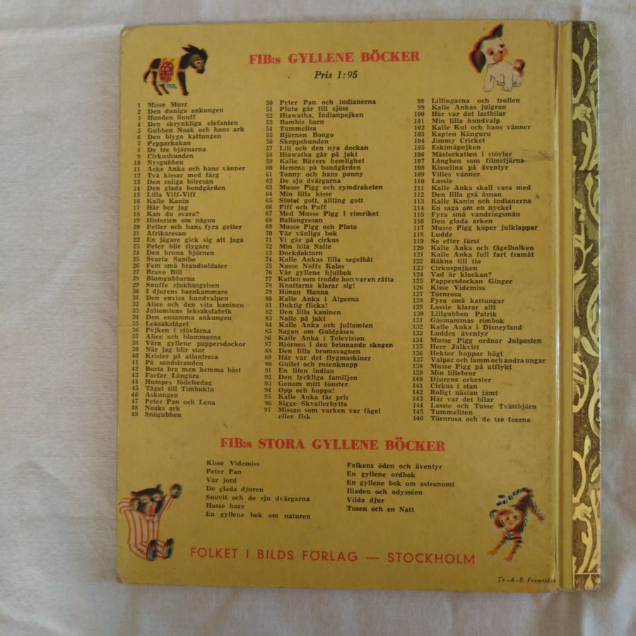 Tummeliten, FIB:s Gyllene Bok, 1959 | Köp på Tradera (736833383)