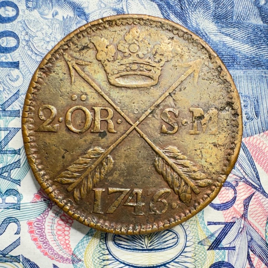 Se produkter som liknar 2 Öre SM 1746 på 1747. Rak 7a.. på Tradera ...