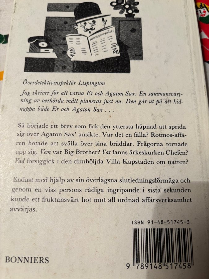 Agaton Sax och den svällande rotmos affären av .. | Köp på Tradera ...