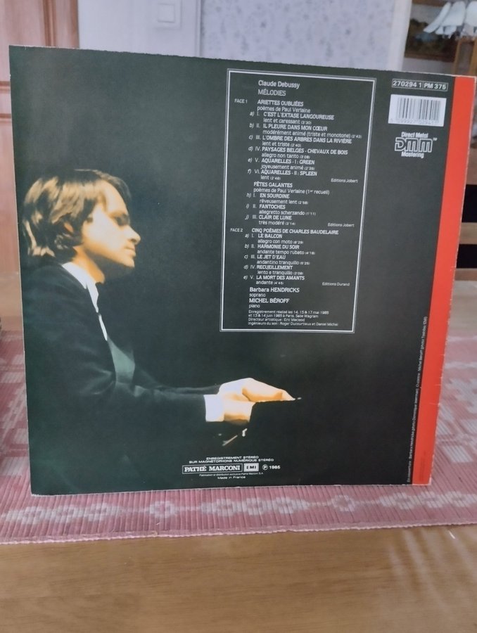 LP-skiva med Debussy Mélodies - Barbara Hendric.. | Köp på Tradera ...