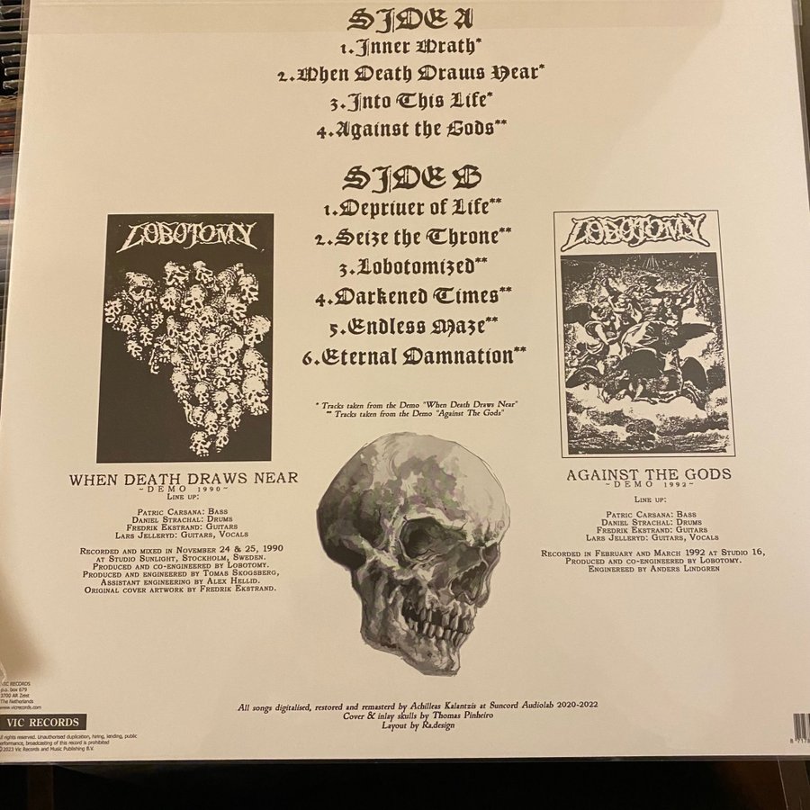 Lobotomy - When Death Draws Near / Against The .. | Köp på Tradera ...