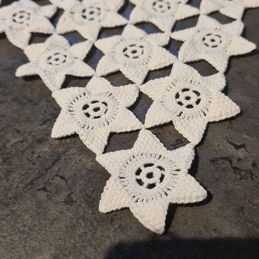 Virkat duk 50x29 cm.Passar att ta isär och stär.. | Köp på Tradera ...