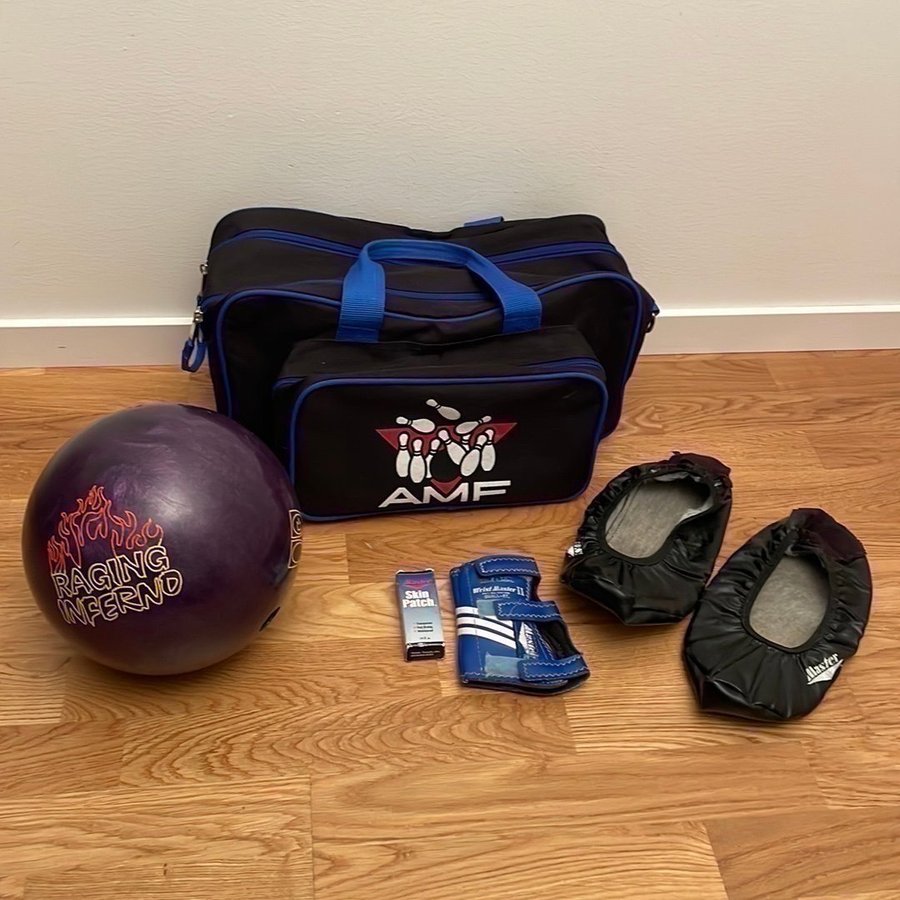 Vintage Raging Inferno Bowlingklot (5.9kg) med .. | Köp på Tradera ...