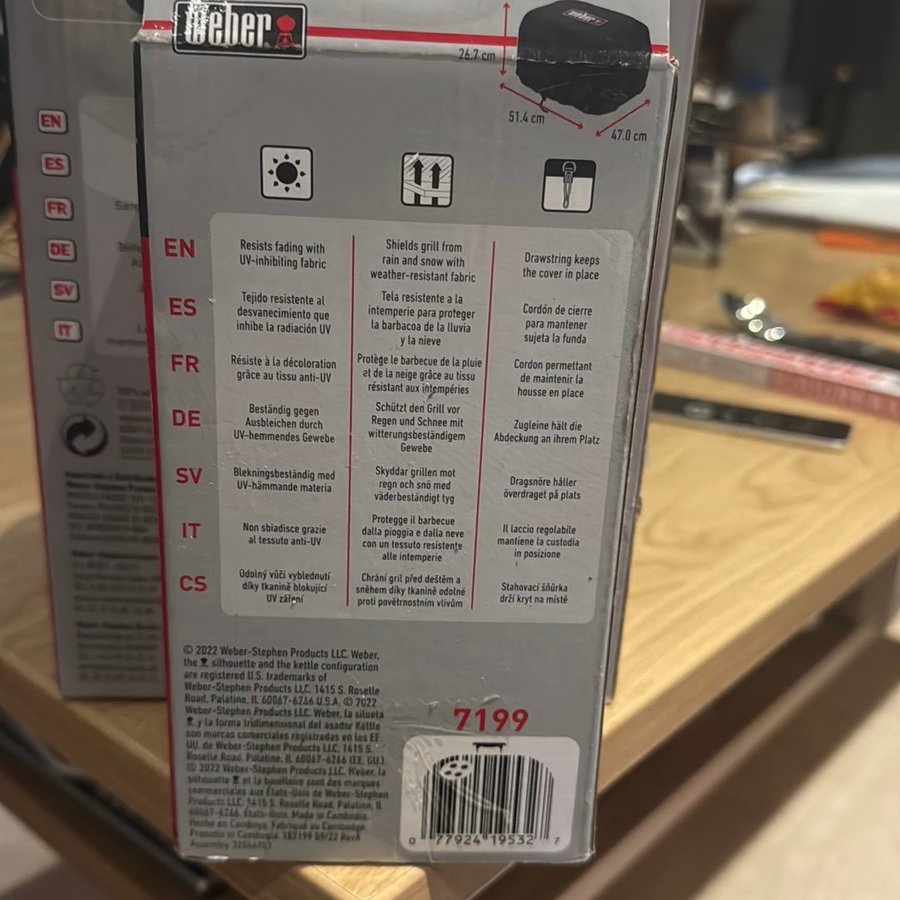 Weber Premium Grillöverdrag - Lumin Elgrill/Lum.. | Köp på Tradera ...