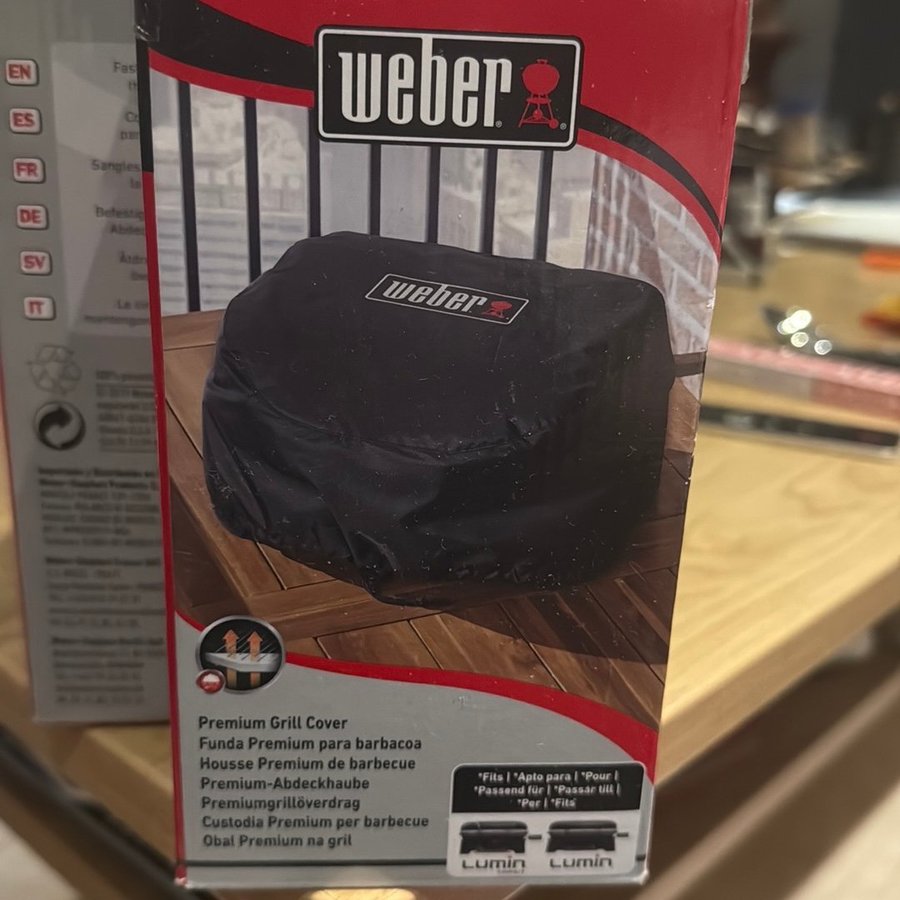 Weber Premium Grillöverdrag - Lumin Elgrill/Lum.. | Köp på Tradera ...