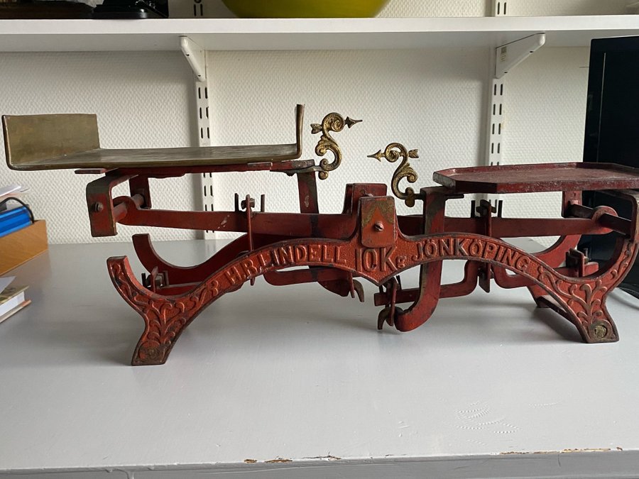 Gammal fin Våg, H.R. Lindell 10kg Jönköping | Köp på Tradera (712533114)