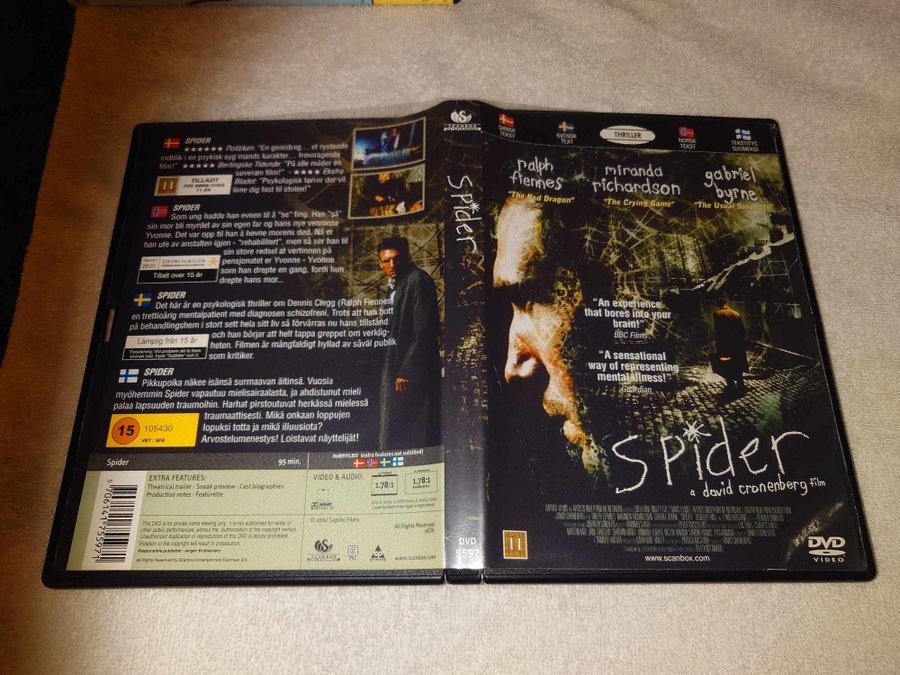 Spider (av David Cronenberg med Ralph Fiennes) | Köp på Tradera (713500203)