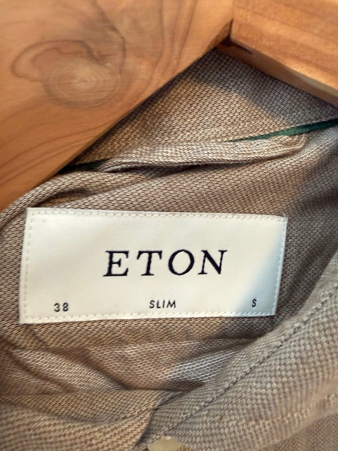 Eton brun skjorta, storlek S | Köp på Tradera (733450884)
