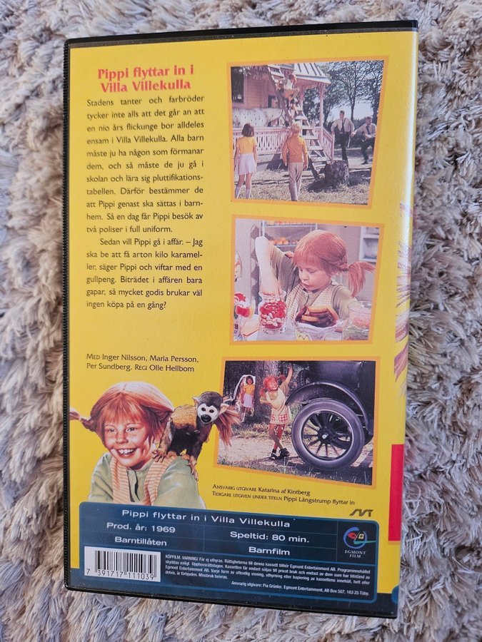 Pippi Långstrump efter Astrid Lindgrens bok - P.. | Köp på Tradera ...
