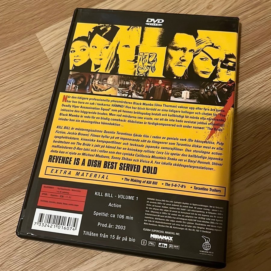 Kill Bill Vol. 1 & 2 DVD | Köp på Tradera (712874530)
