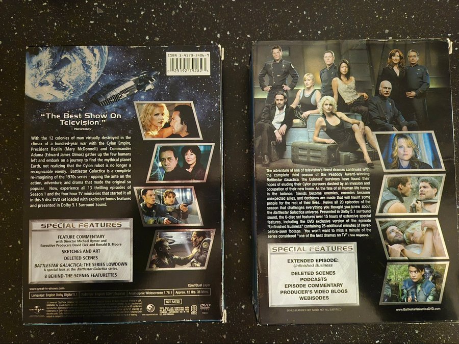 Battlestar Galactica Seasons 1 - 4 DVD - Region 1 | Köp på Tradera ...