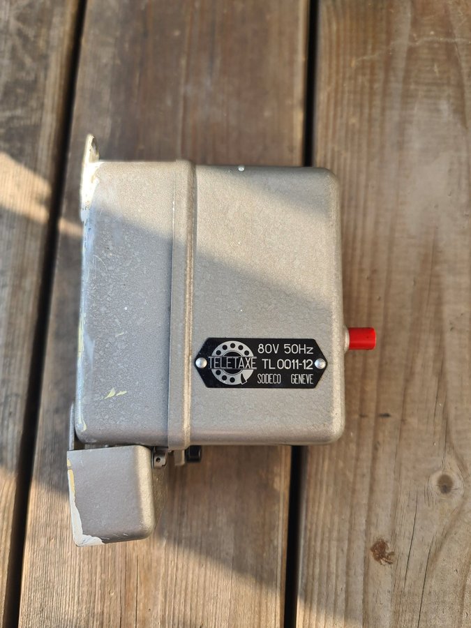 Vintage Televerket telefon mätare Teletax TL 00.. | Köp på Tradera ...