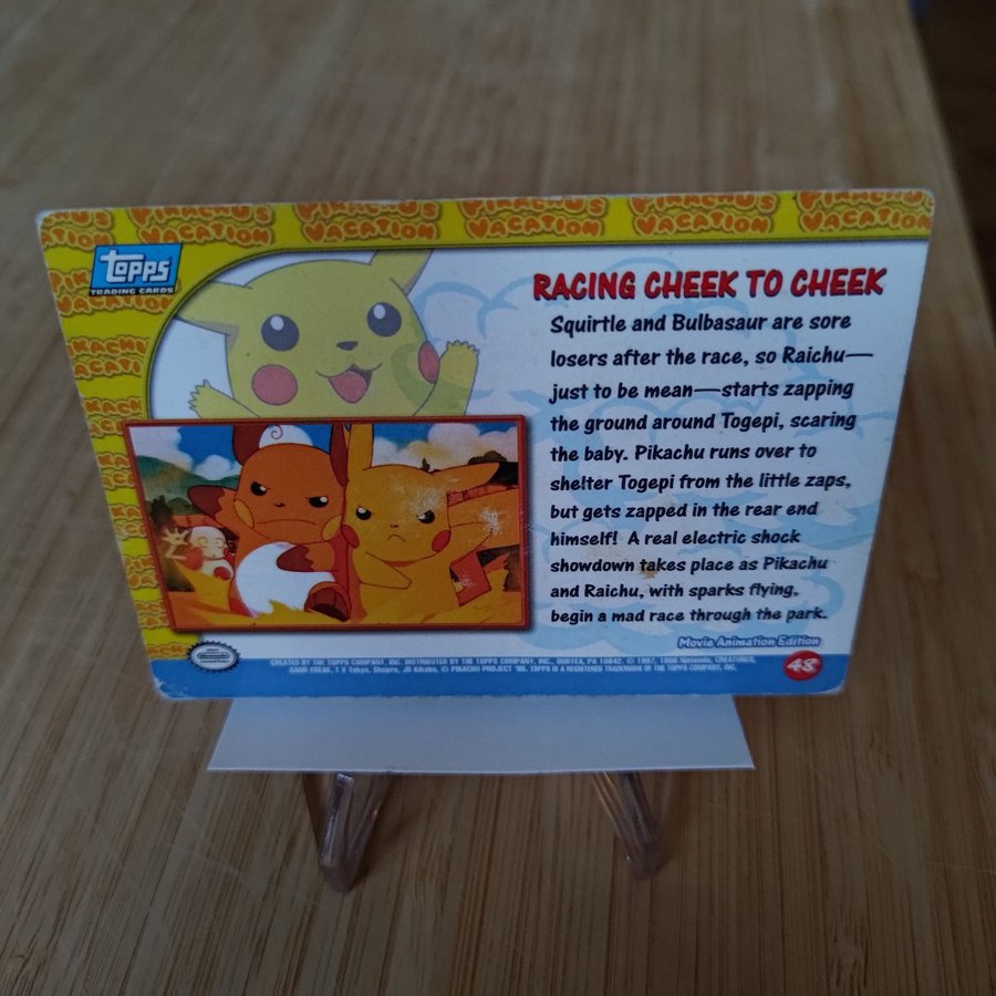 Se produkter som liknar Pokemon Topps #48 Racing Chee.. på Tradera ...