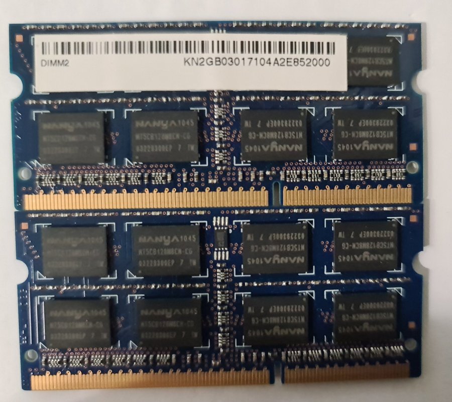 Nanya 2x2GB DDR3 RAM-minne | Köp på Tradera (733718382)