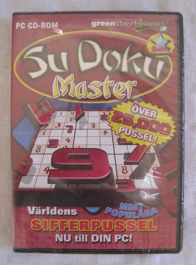 SUDOKU Master PC CD-ROM, greenstreetgames *NYTT.. | Köp på Tradera ...
