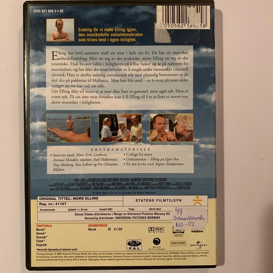 MORS ELLING. DVD DRAMA / KOMED.. | Köp från Retrobörsen på Tradera ...
