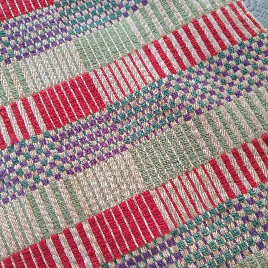 Gammal tung stor textil duk pläd mm allmoge | Köp på Tradera (711381550)