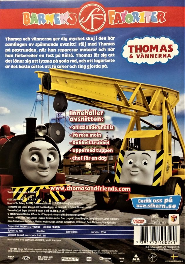 Barnens SF Favoriter - THOMAS & VÄNNERNA - GNIS.. | Köp på Tradera ...