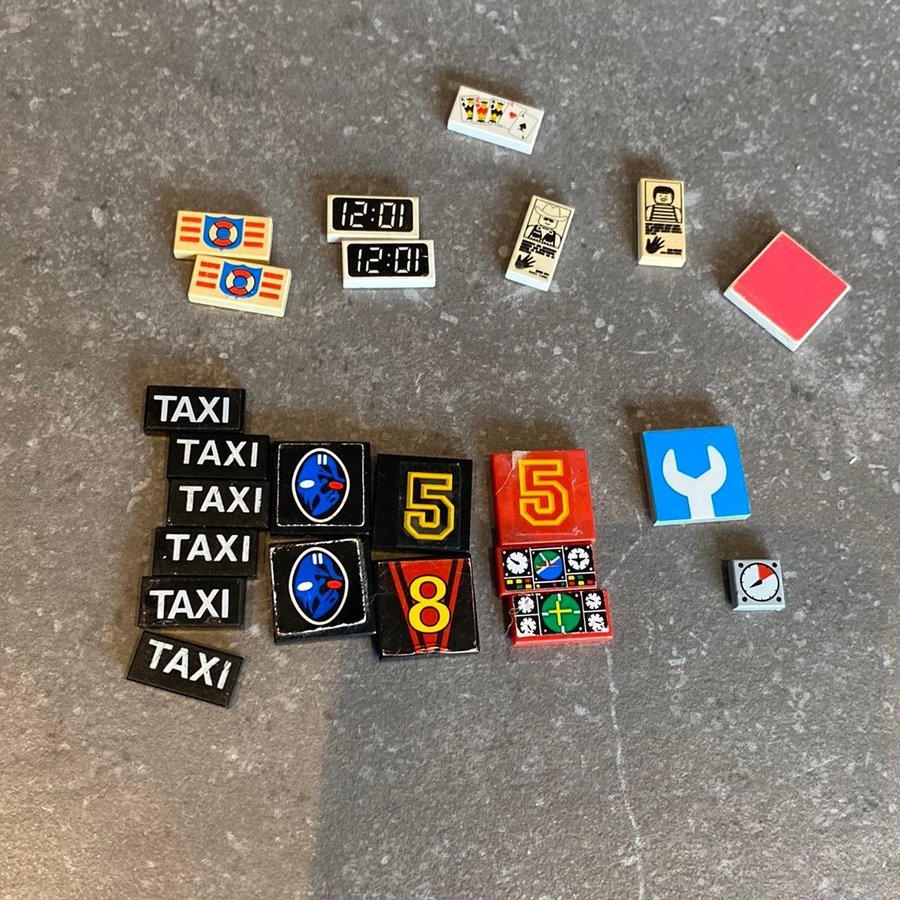 Lego Tiles med Klistermärke eller tryck (full l.. | Köp på Tradera ...