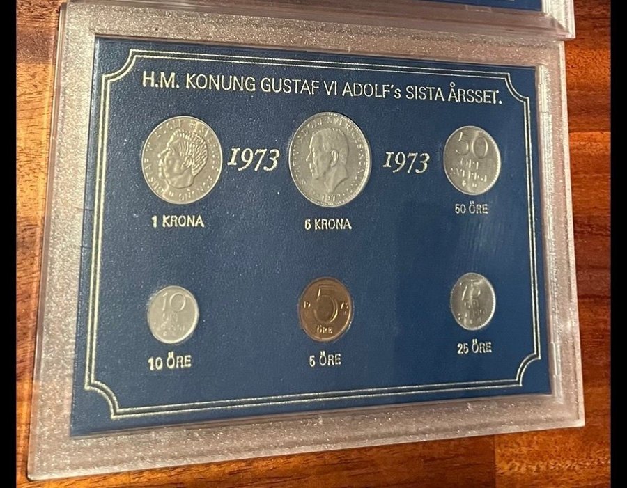 Svenska Myntset Från 1973 KÖp Ditt FÖdelsetal Köp På Tradera