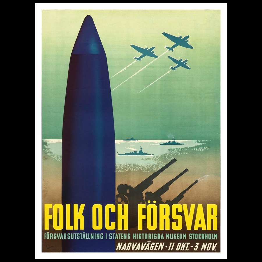 Propagandaaffisch FOLK OCH FÖRS.. | Köp från Sten-G-Art på Tradera ...