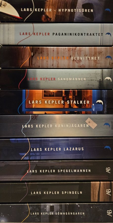 Lars Kepler - Hela serien "10 Pocketböcker" | Köp på Tradera (710800610)