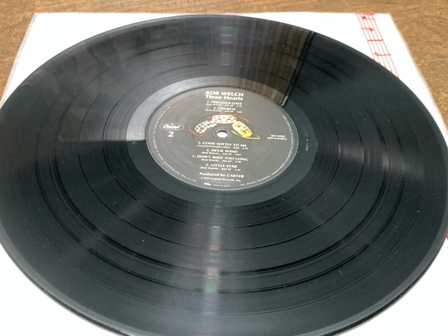 Bob Welch - Three Hearts - LP | Köp på Tradera (713742875)