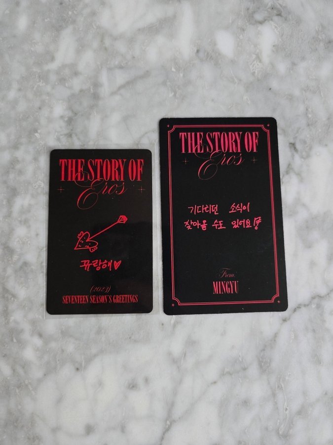 Seventeen Mingyu photocards - Kpop | Köp på Tradera (732682526)