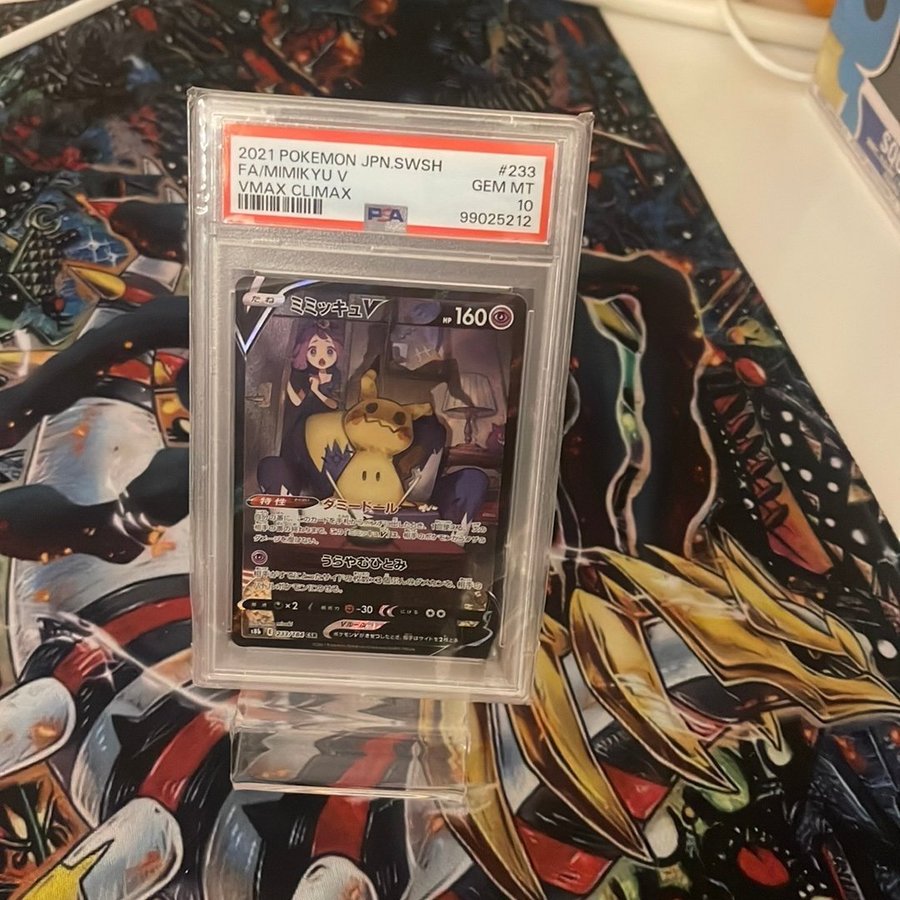 Mimikyu V #233 PSA 10 Pokemon Japanese VMAX Cli.. | Köp på Tradera ...