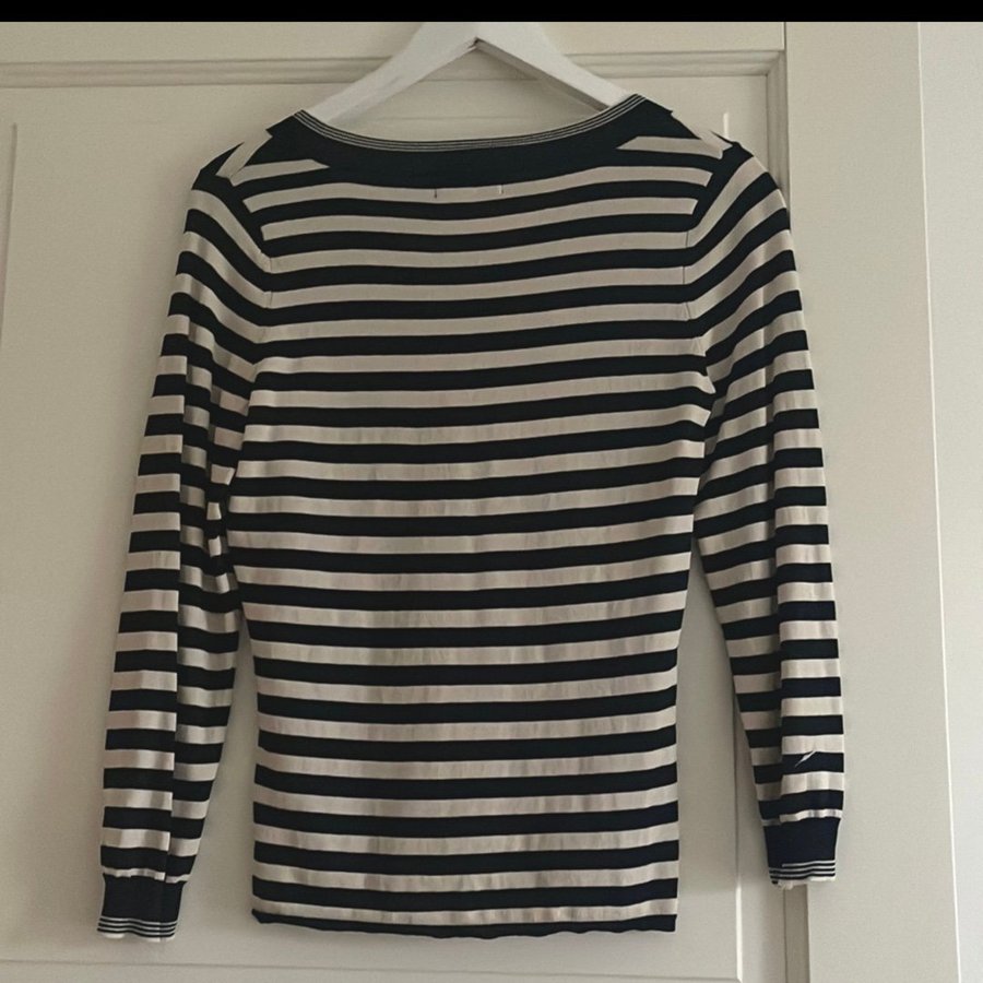Vintage Gerard Darel blå beige blus, storlek T1/S | Köp på Tradera ...