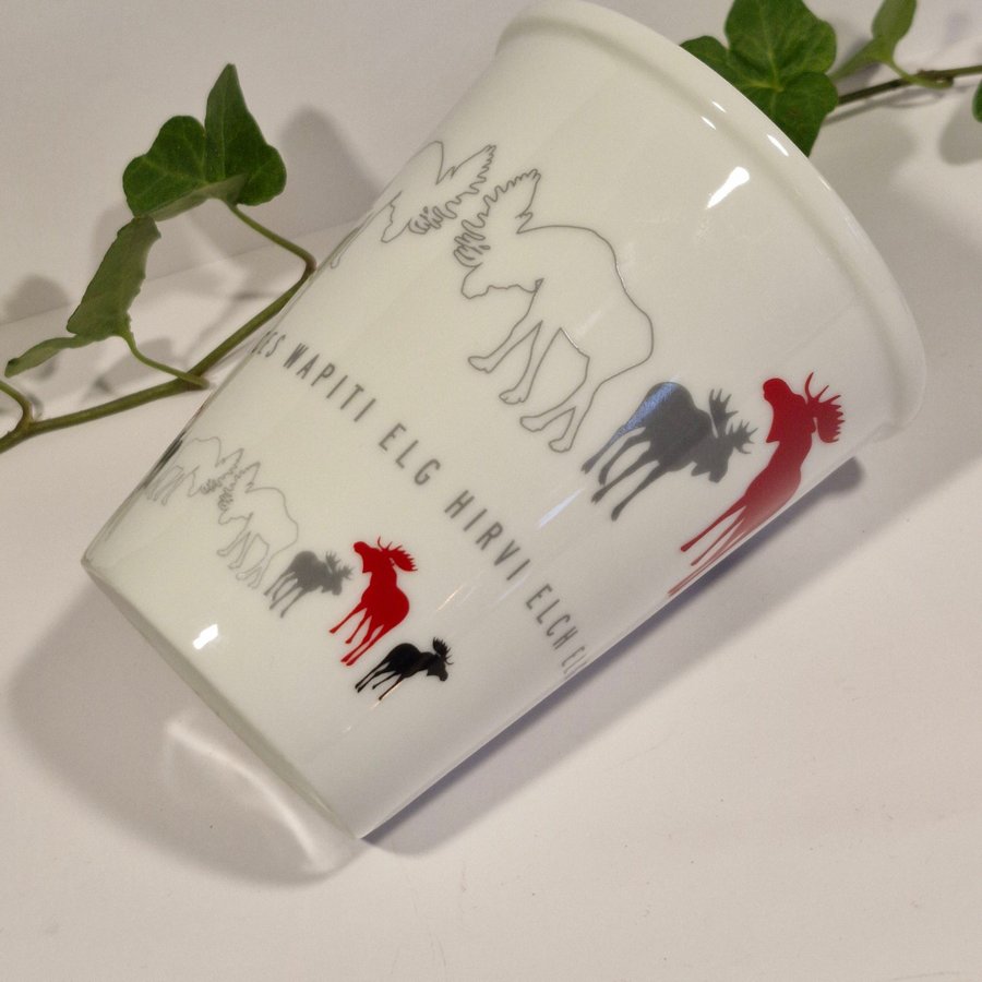 Mugg med älgar Älg Moose Elk Hirvi Citronelles | Köp på Tradera (708793411)