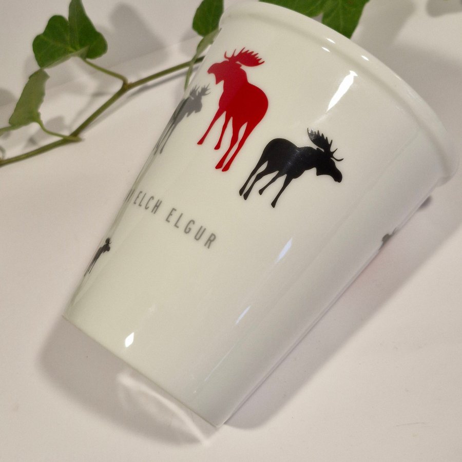 Mugg med älgar Älg Moose Elk Hirvi Citronelles | Köp på Tradera (708793411)