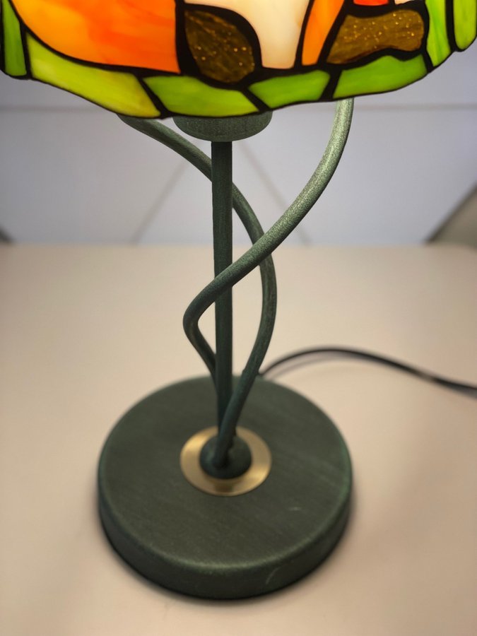 Bordslampa Rävmotiv | Tiffany-stil | Art Nouvea.. | Köp på Tradera ...