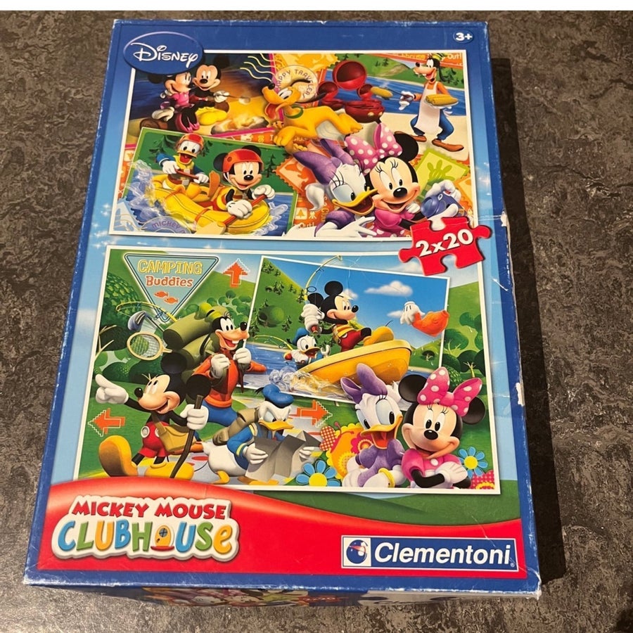 2 st pussel Musse Pigg / Mickey Mouse Pussel 20.. | Köp på Tradera ...