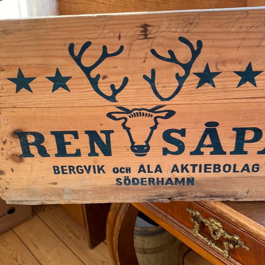 Se produkter som liknar Låda Ren Såpa Bergvik trälåda.. på Tradera ...