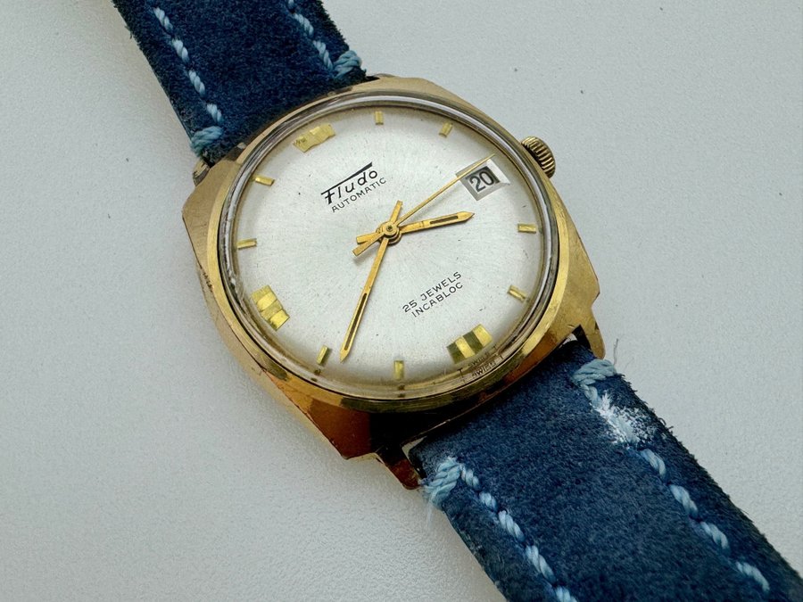 Fludo Watch Automatic Swiss ETA 2454 Men 25 jew.. | Köp på Tradera ...