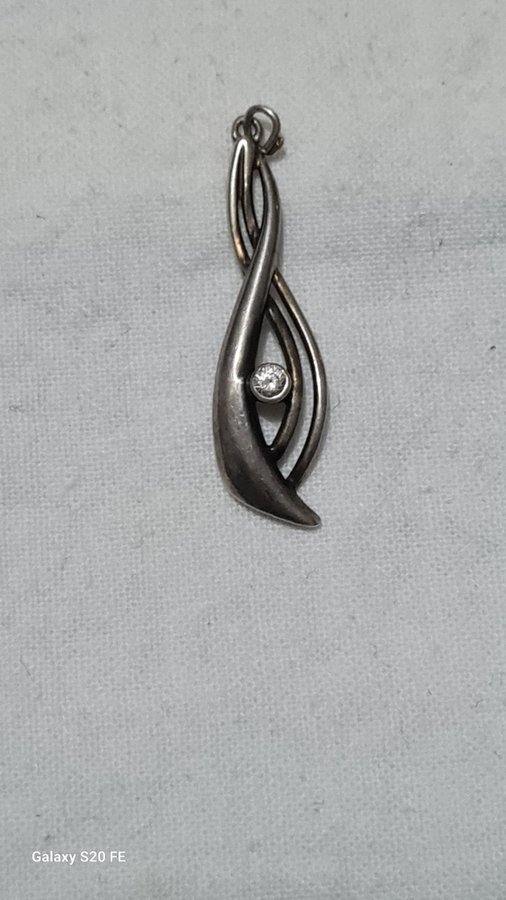 Design silver hänge | Köp på Tradera (712072975)
