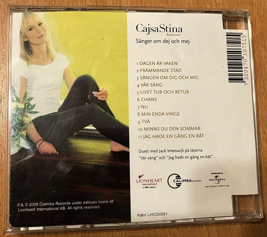 Cajsa-Stina Åkerström - Sånger om dej och mej C.. | Köp på Tradera ...