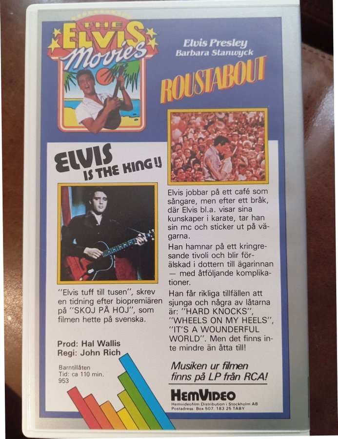 ELVIS PRESLEY-VHS FILM ,"Roustabout" - The Elvi.. | Köp på Tradera ...